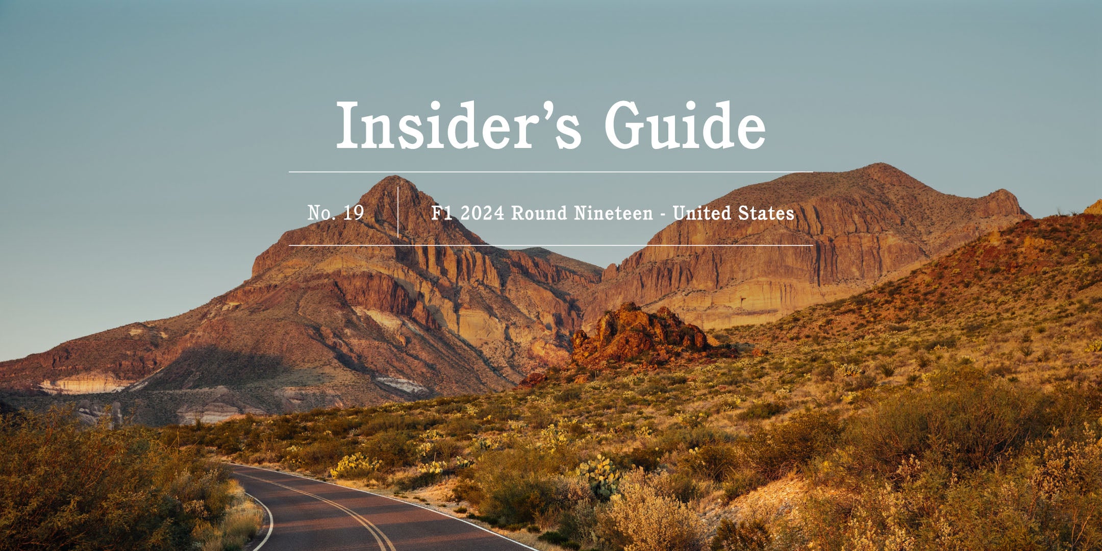 F1 2024 Insider's Guide No. 19 – United States | Globe-Trotter