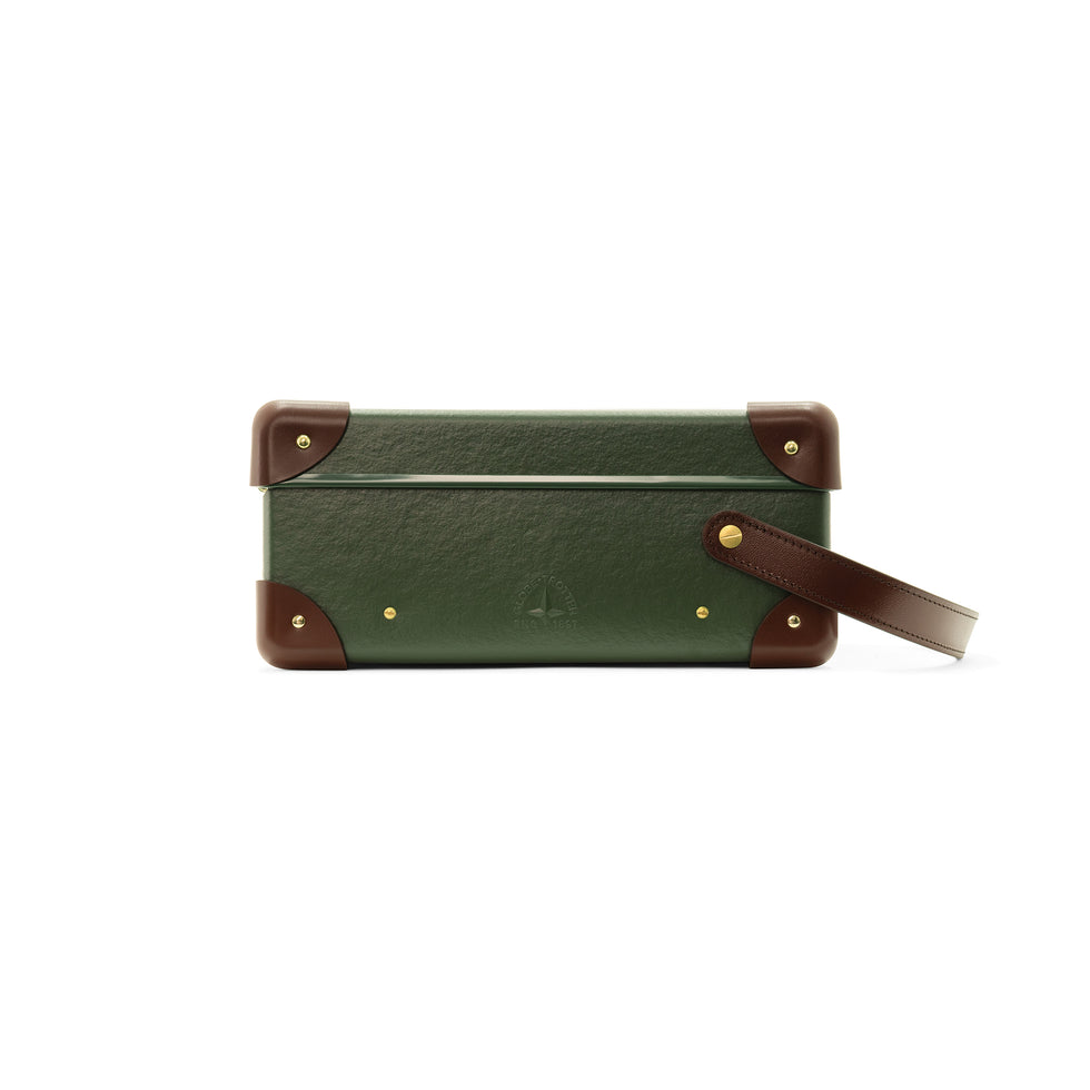 Cutler & Gross - 4-Slot Glasses Cases - Green/Brown | Globe-Trotter