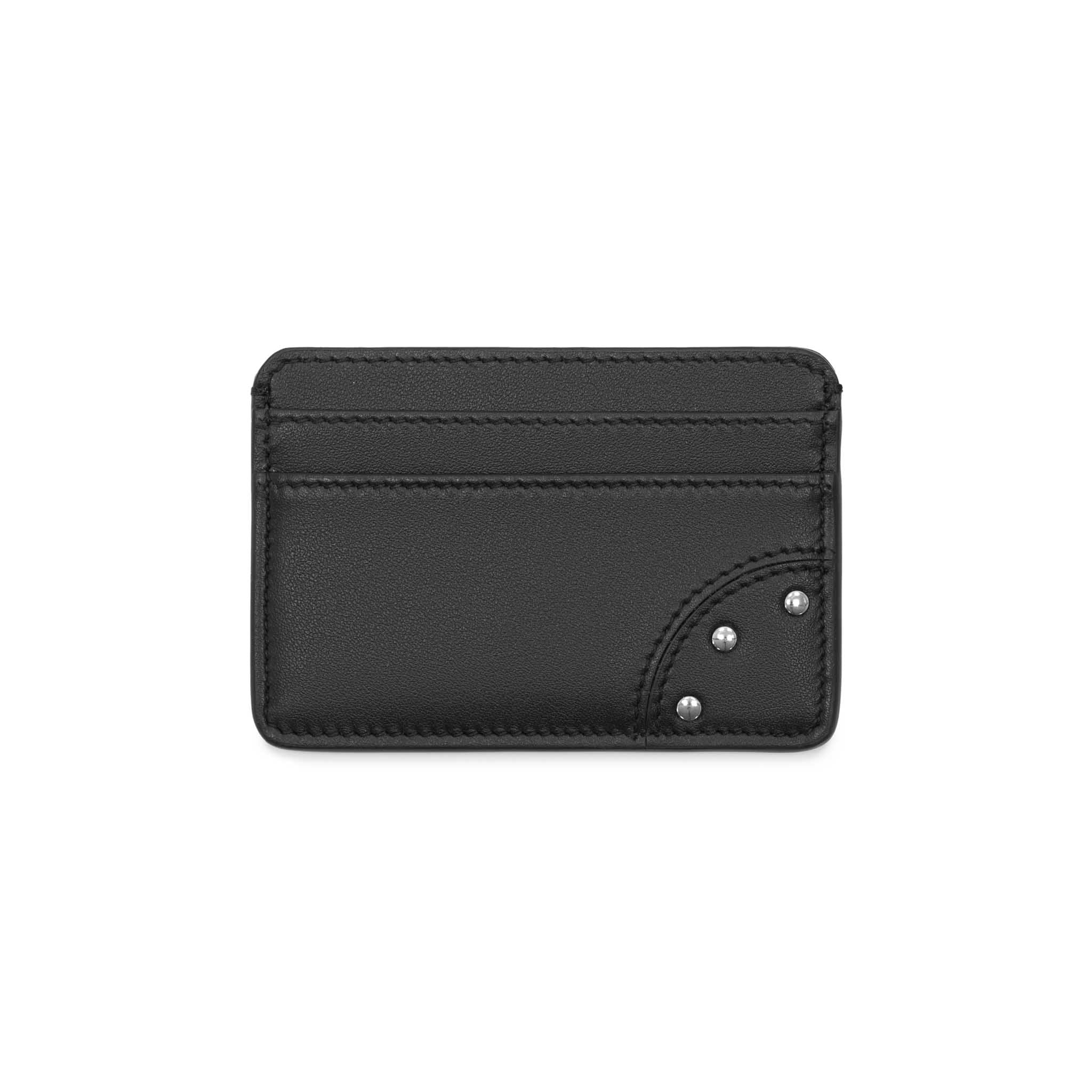 Globe-Trotter | Leather Credit Card Holder | Black | Metropolis Collection