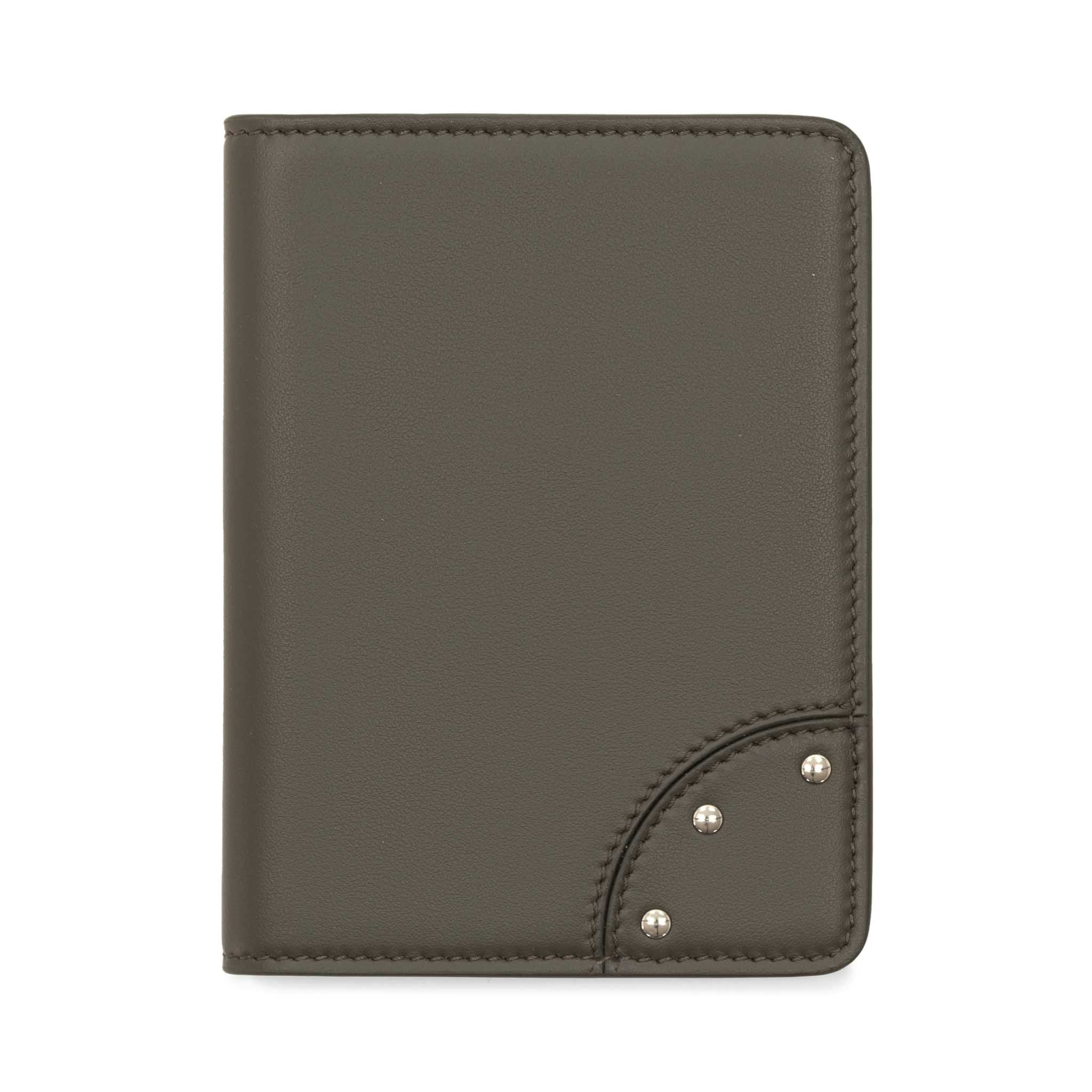 Globe-Trotter | Leather Passport Sleeve | Olive | Metropolis Collection