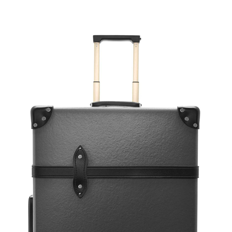 Centenary XL Trunk - 4 Wheels | Charcoal/Black/Chrome | Globe-Trotter
