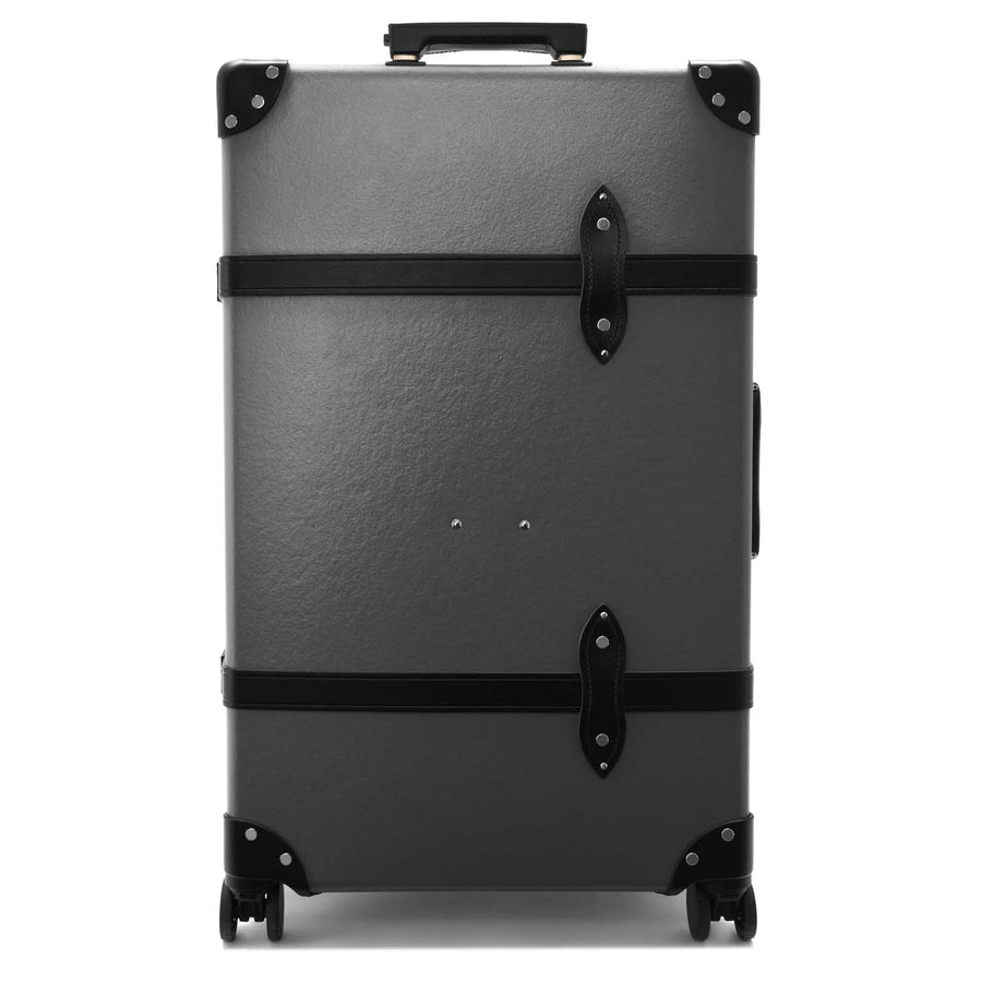 Centenary XL Trunk - 4 Wheels | Charcoal/Black/Chrome | Globe-Trotter
