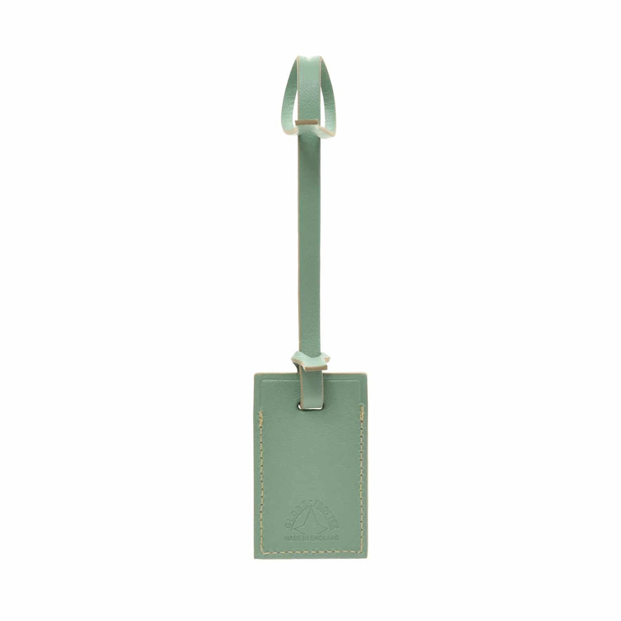 The London Square Collection Luggage Tag | Sage/Chrome | Globe-Trotter