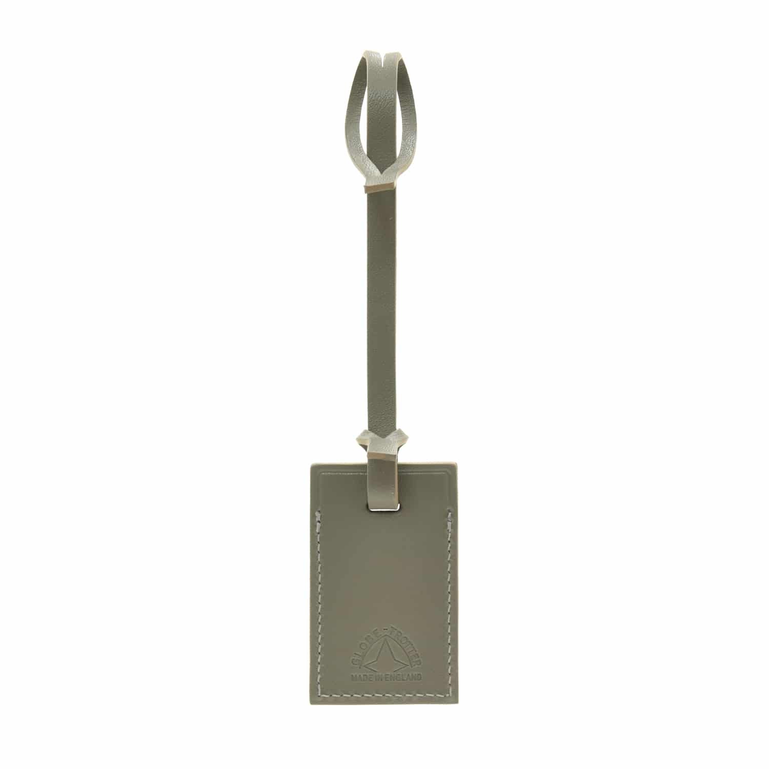 The London Square Collection Luggage Tag | Steel/Chrome | Globe-Trotter
